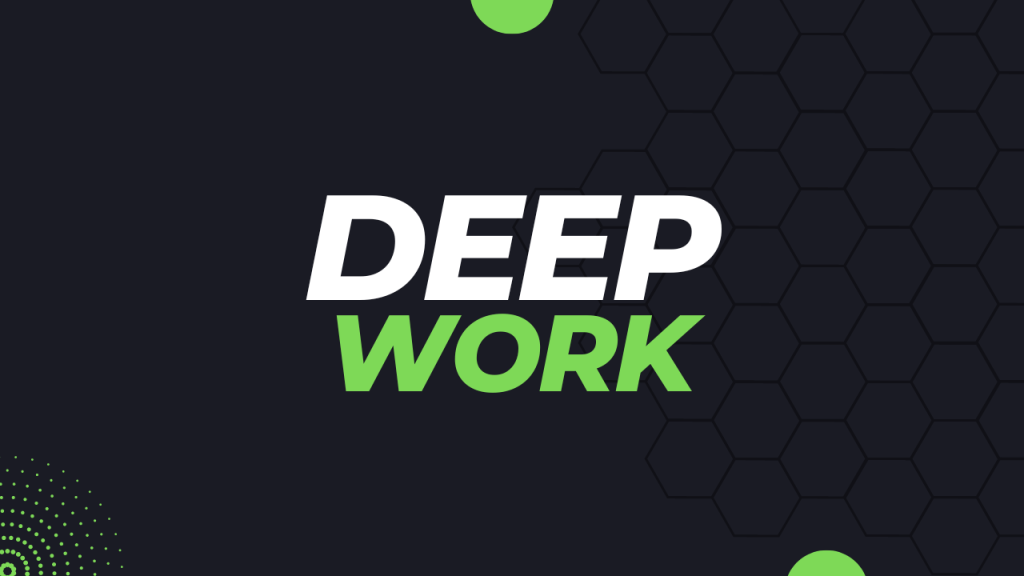 Deep Work - Millionaire Habits Deep Work - Millionaire Habits
